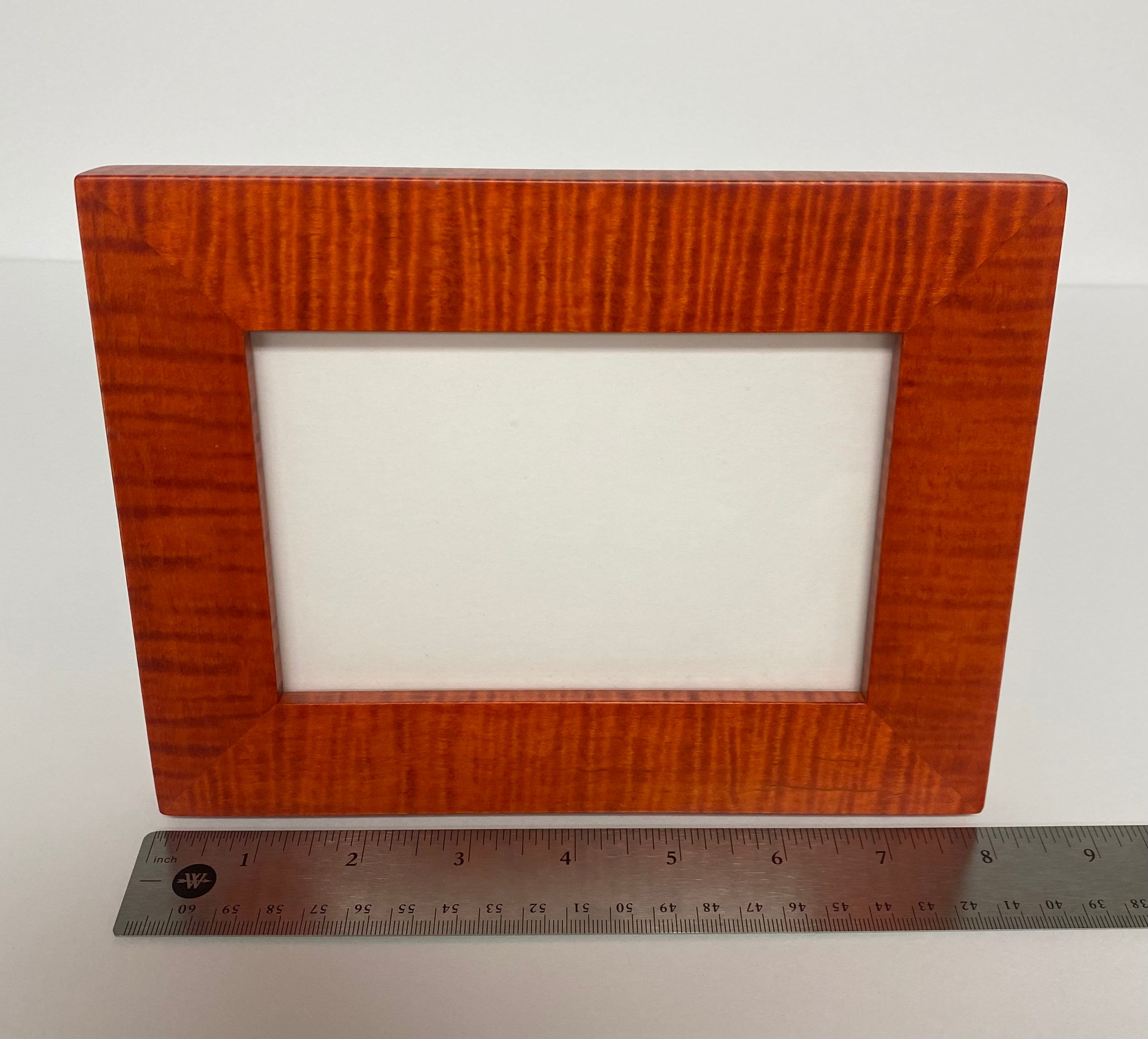 4 X 6 Flamed Maple Picture Frame Orange - Etsy