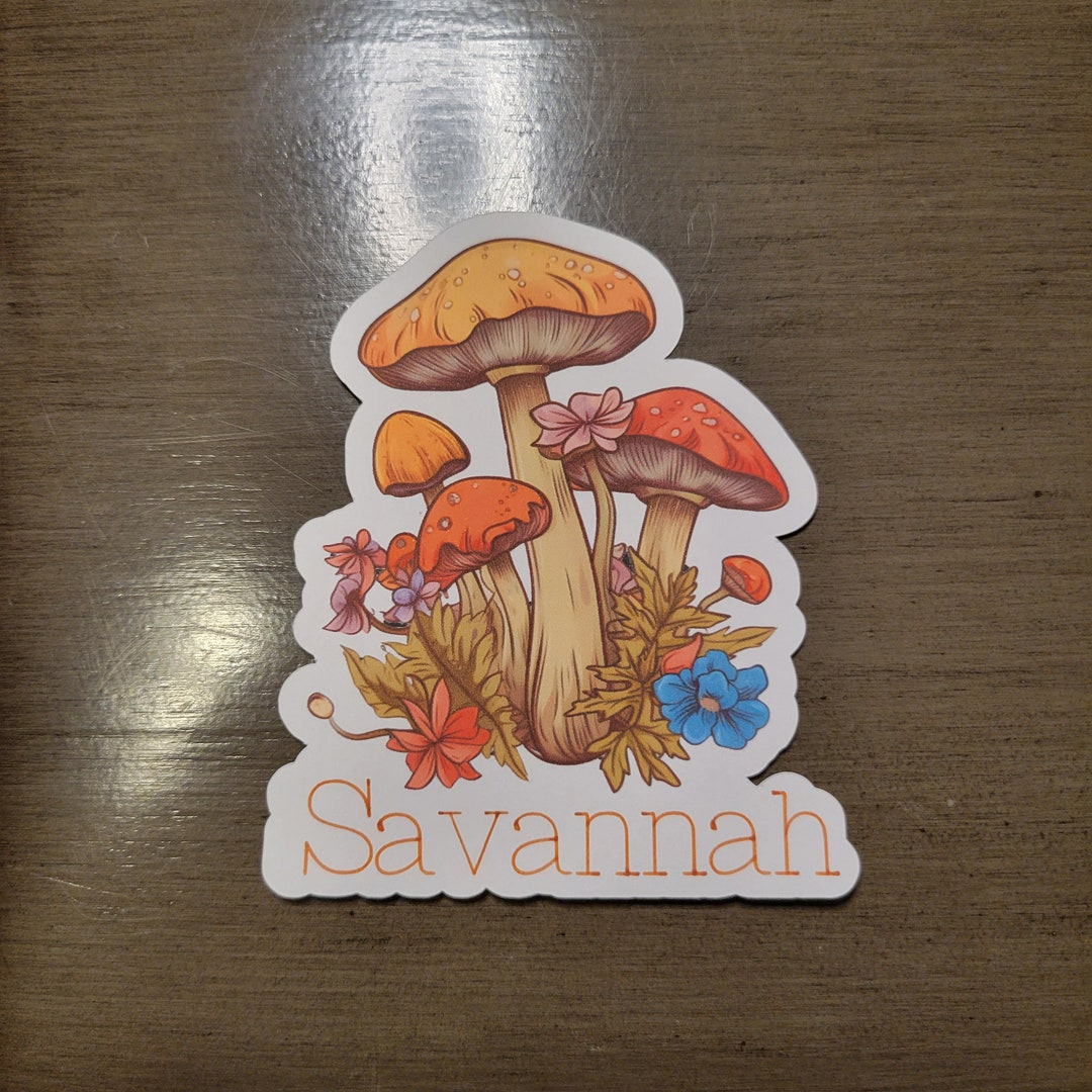 Fairy Garden Magic Mushroom Sticker, Soft Matte Finish Sticker Decal - Etsy