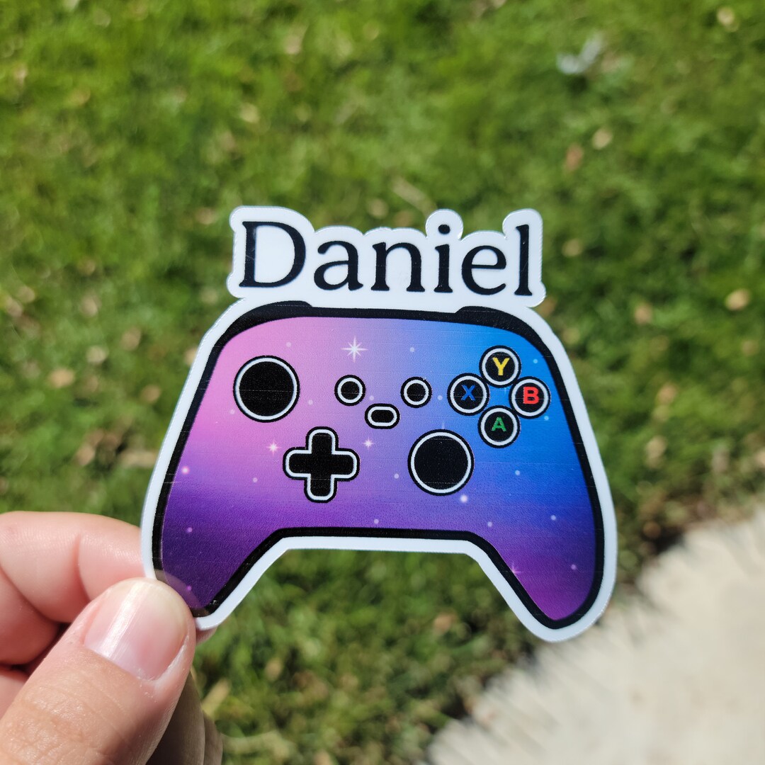 Galaxy Xbox Controller Decal Name Tag Custom Galaxy Gaming Sticker ...