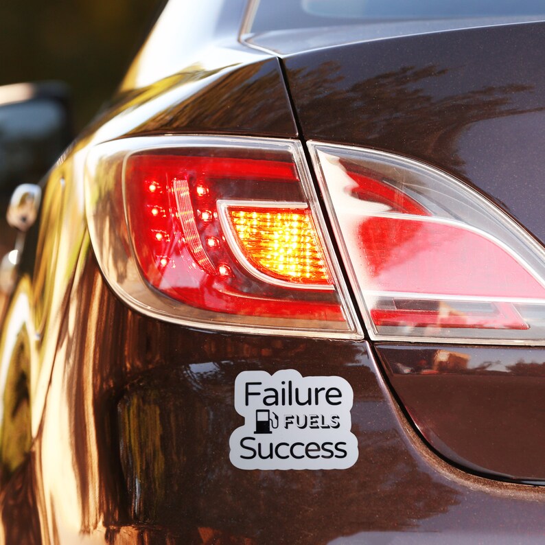 Failure Fuels Success Vinyl Decal Sticker, Positive Mindset Sticker ...