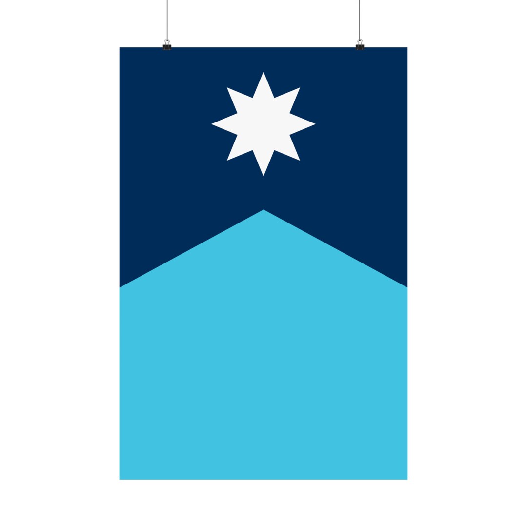 Minnesota State Flag Matte Vertical Poster - Etsy