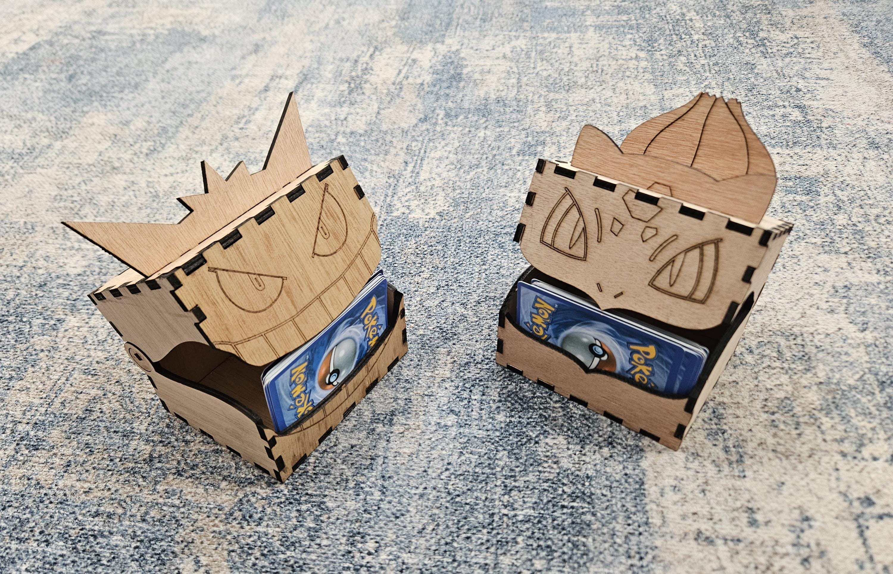 Gengar Pokemon Card Storage Box, Laser Cut File (svg, Dxf, Cdr, Pdf) - Etsy