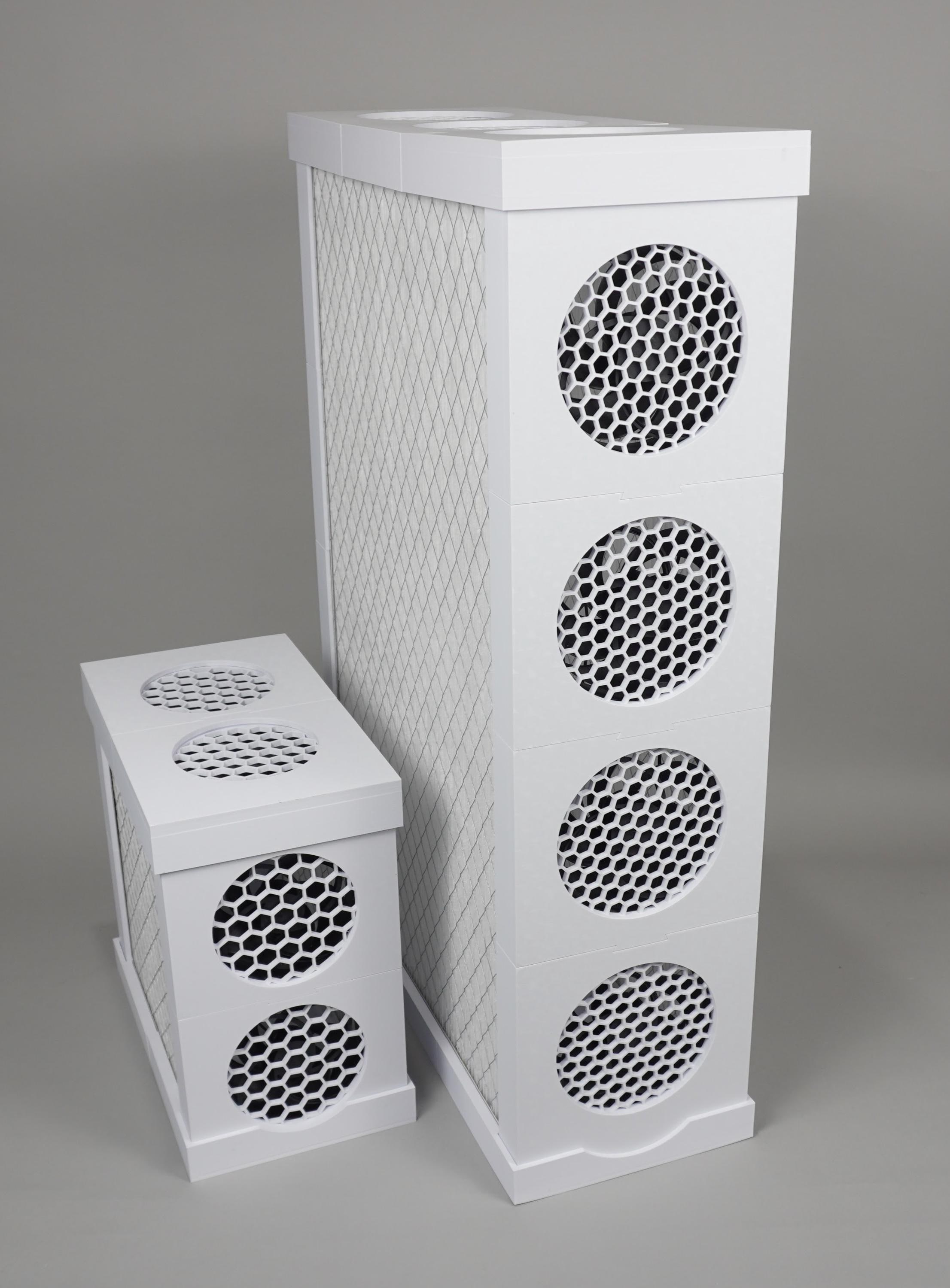 DIY Air Purifier Box- Fits 20x30 Filters. Fits 7- 140mm PC Fans No Tool ...