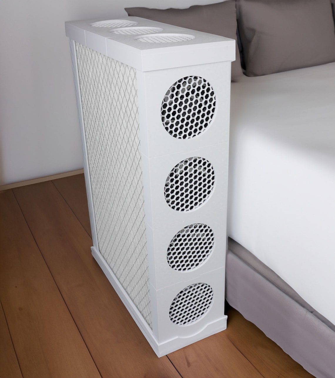 DIY Air Purifier Box- Fits 20x30 Filters. Fits 7- 140mm PC Fans No Tool ...