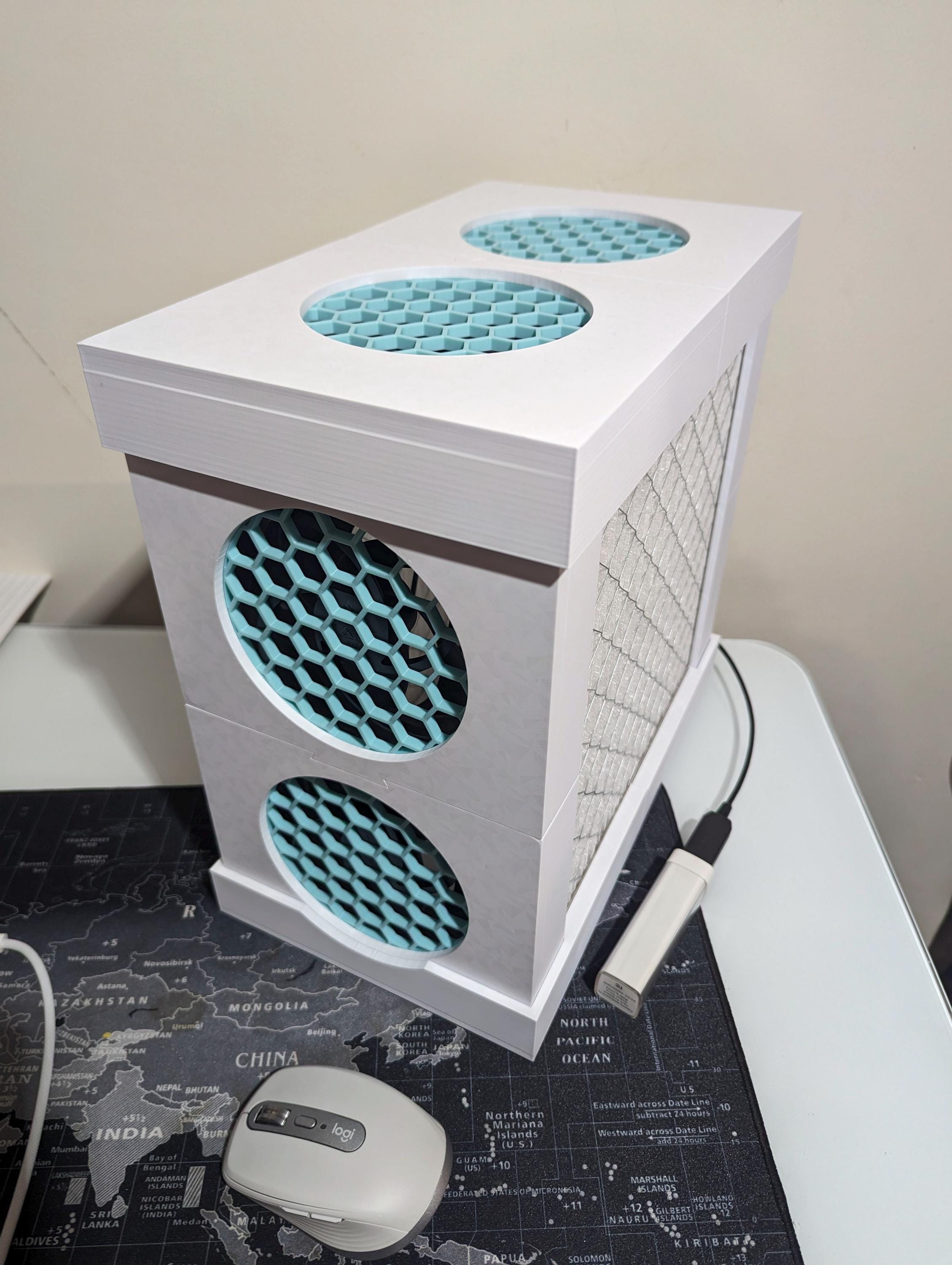 Set of 3 Desktop Boxes for PC Fan DIY Kit - Etsy