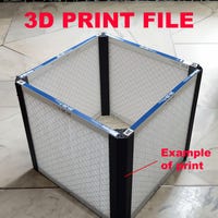Box Fan DIY Air Filtration Kit - 1" Filter Size - for 20" Fans (corsi ...