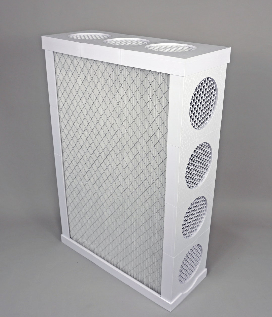 DIY Air Purifier Box- Fits 20x30 Filters. Fits 7- 140mm PC Fans No Tool ...