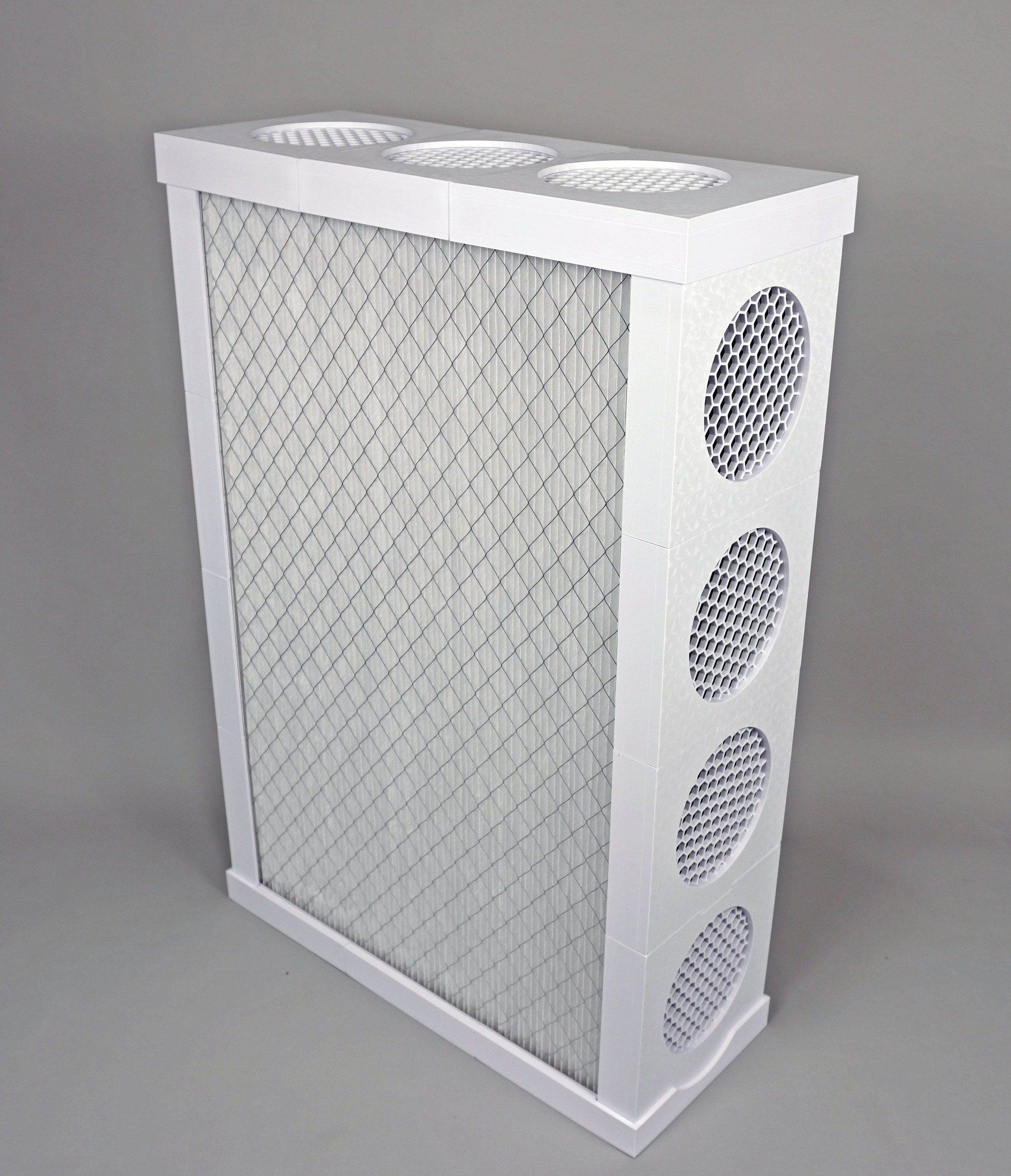 DIY Air Purifier Box- Fits 20x30 Filters. Fits 7- 140mm PC Fans No Tool ...