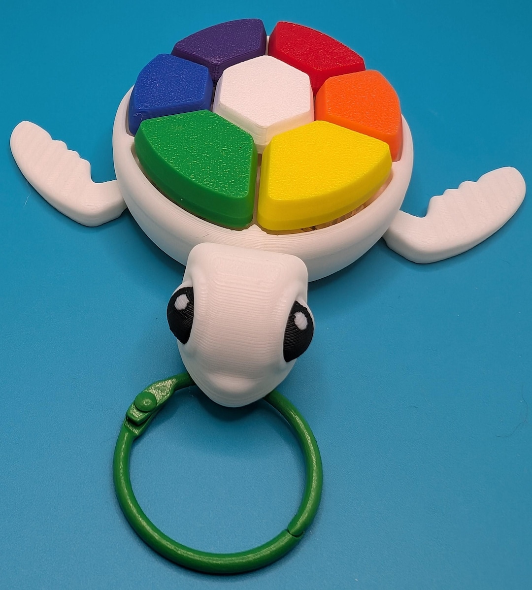Fidget Turtle Clicker Mechanical Keys Fun Keychain 3D Printed - Etsy