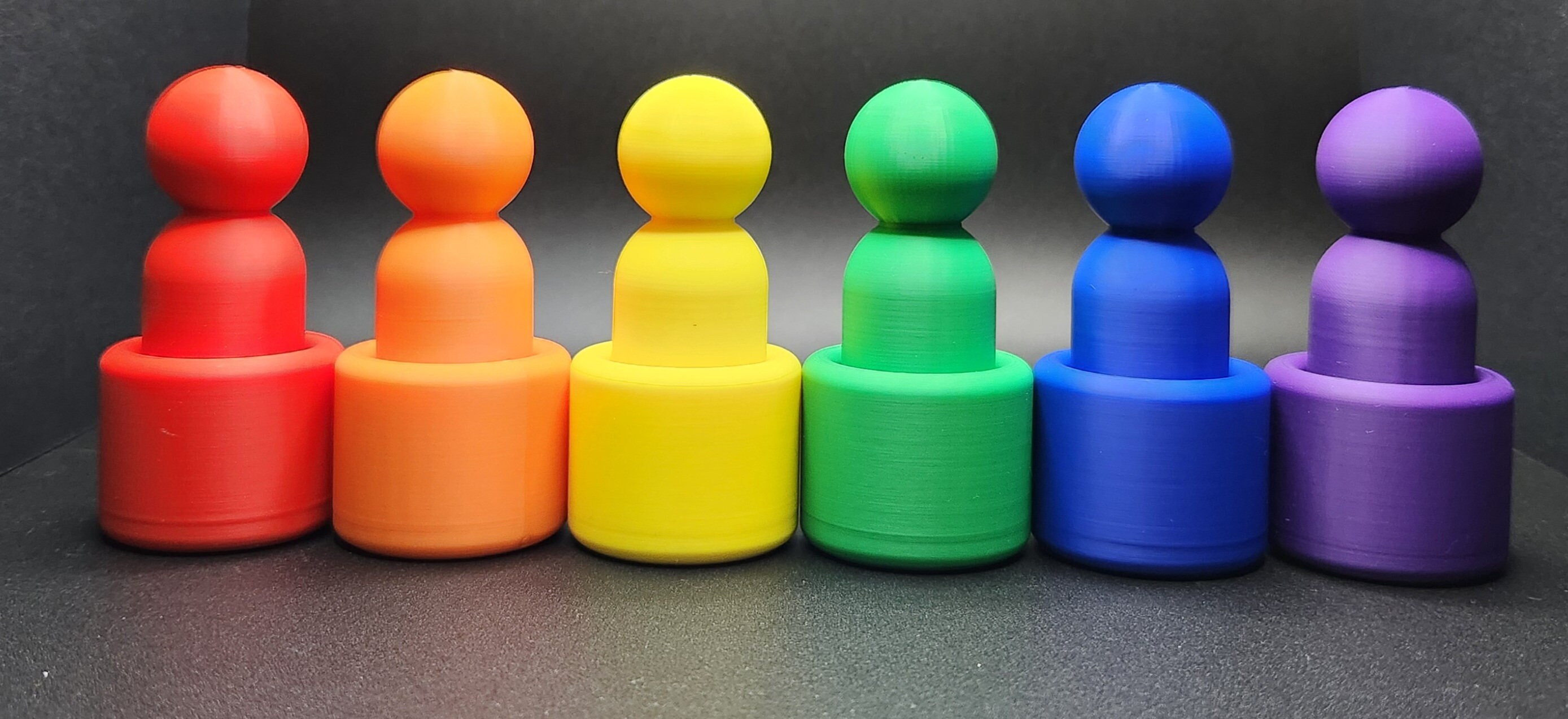 3D Printed Peg People Color Matching - Etsy 3D Printed Peg People Color Matching - Etsy