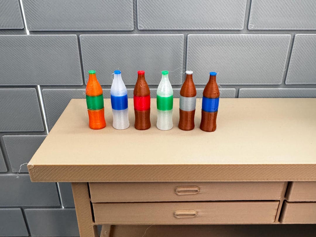 Scale Drink Bottle Prop Customizable Scale Soda Bottle Prop Diorama Rc ...