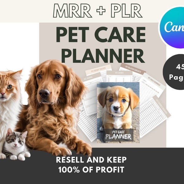 Pet Planner - Etsy