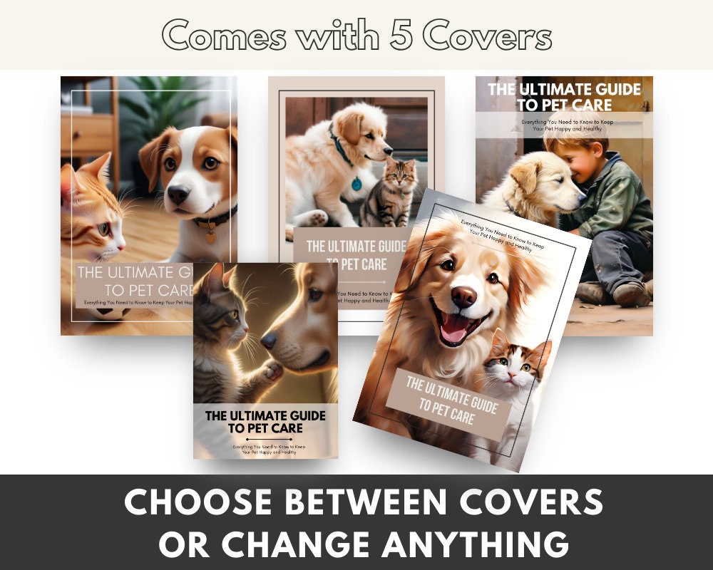 MRR PLR Pet Care Ebook Ebook About Essential Pet Care Strategies ...