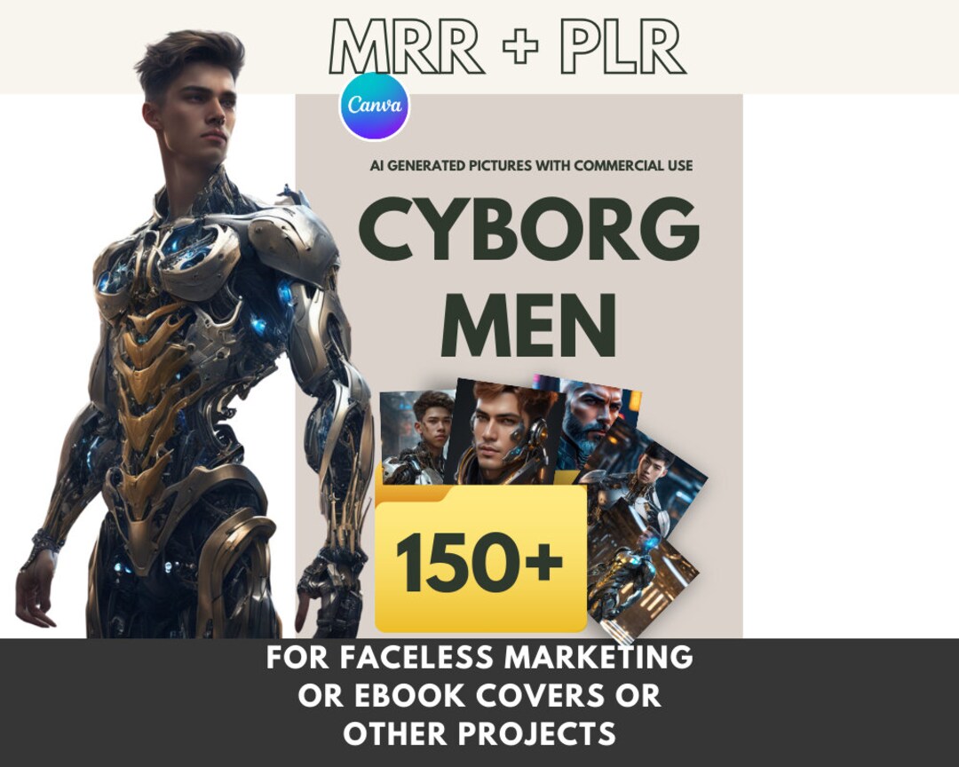 Cyborg Man Pictures Bundle | AI Robot Man | Cyborg Men | Insta Stories ...
