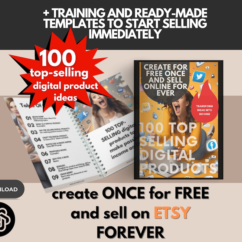 Top Best Selling Digital Products - Etsy