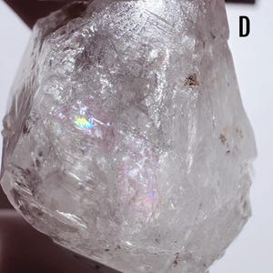 Mini White Clay Elestial Quartz (skeletal Quartz, Window Quartz) With ...