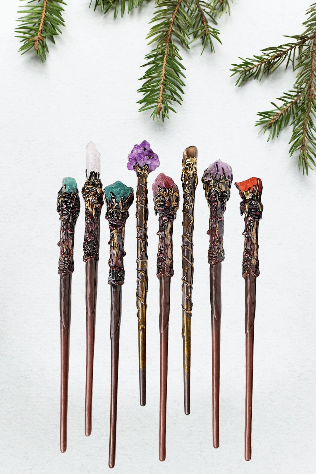 Magic Crystal Wand - Perfect Godmother Gift for Witchcraft, Harry ...