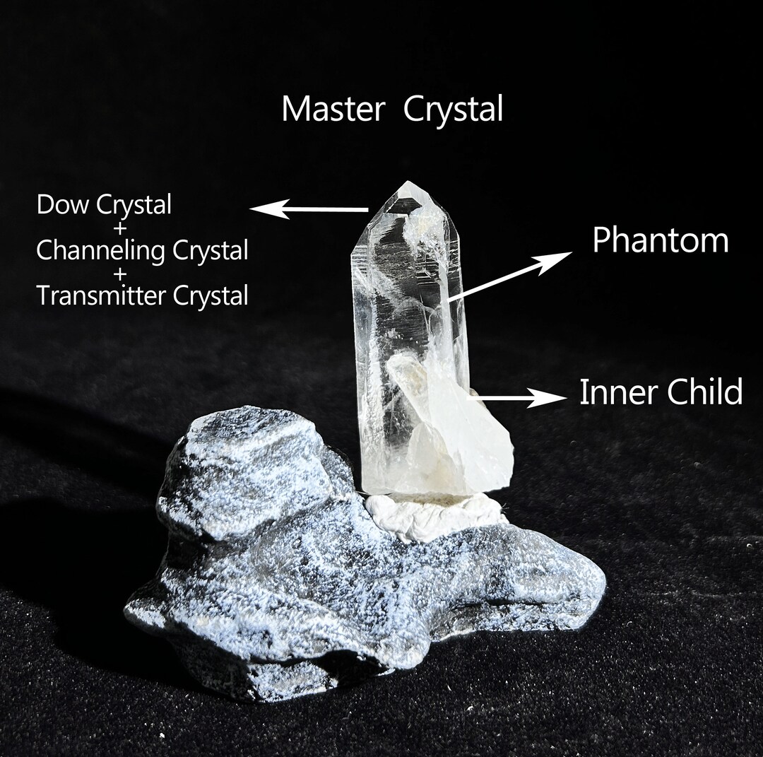 Rare Lemurian Quartz Master Crystal Channeling, Transmitter, and Dow ...