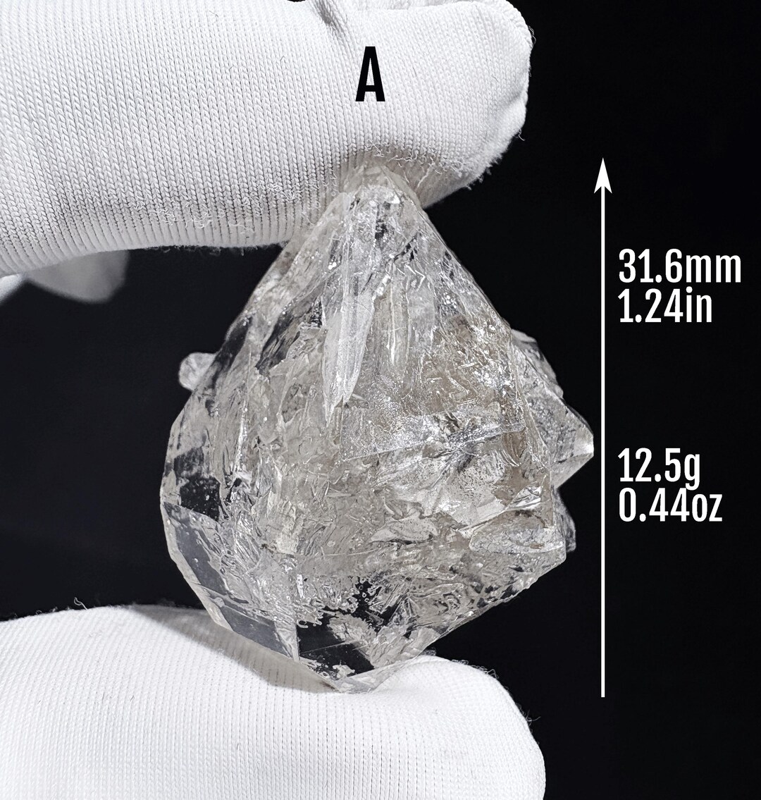 Mini White Clay Elestial Quartz (skeletal Quartz, Window Quartz) With ...