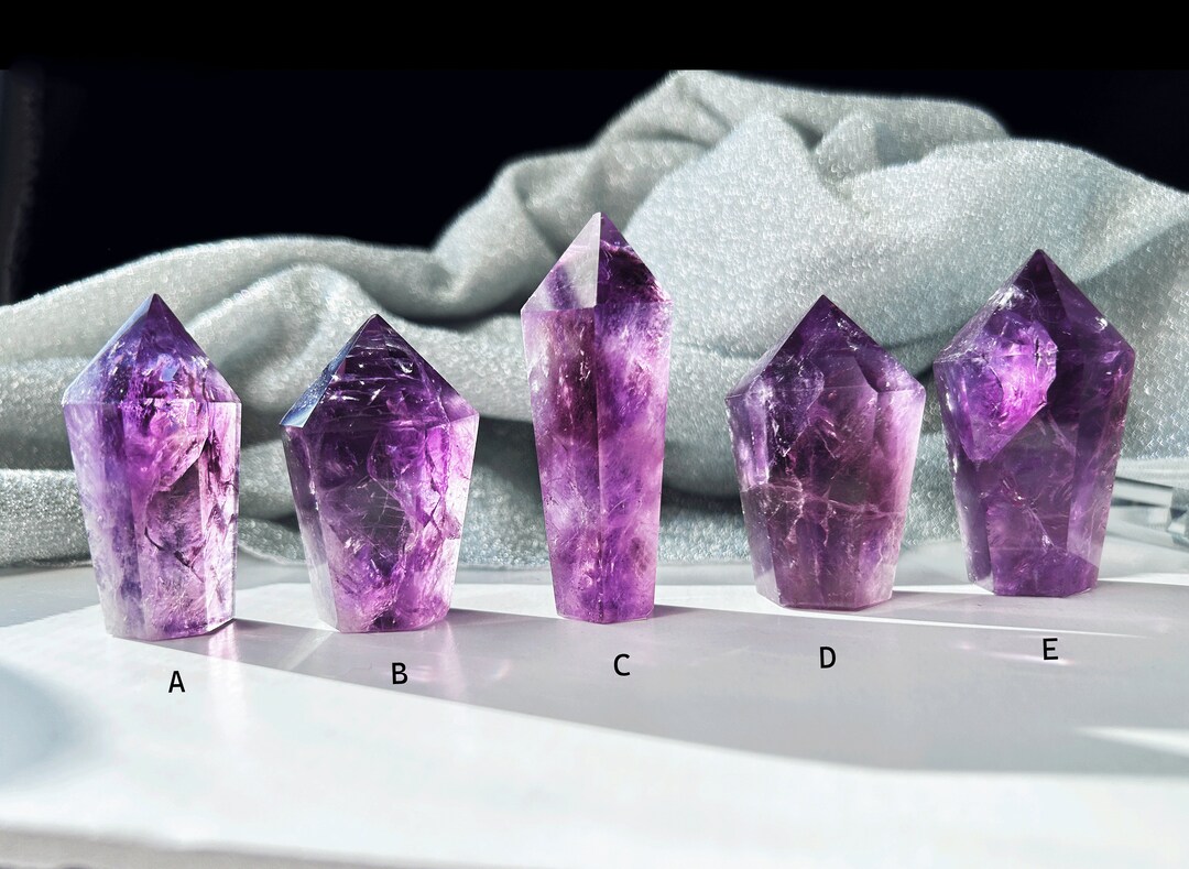 You Choose Rainbow Amethyst Tower Uruguayan Deep Purple Amethyst ...