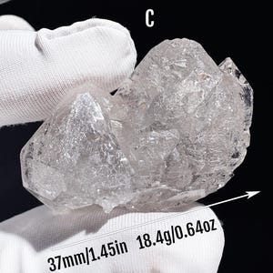 Mini White Clay Elestial Quartz (skeletal Quartz, Window Quartz) With ...