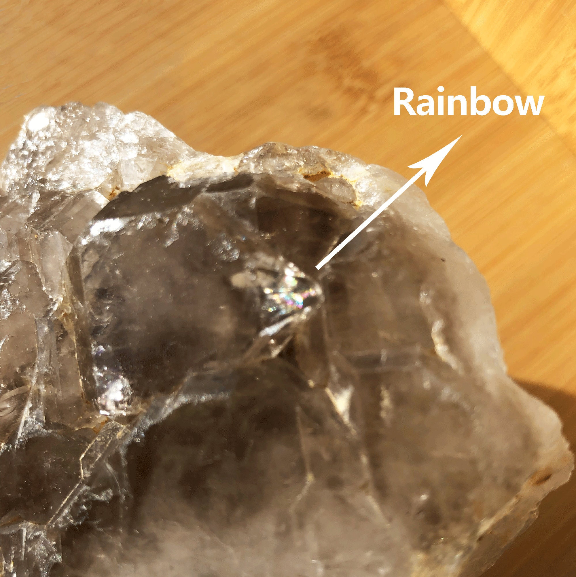 Heart-shaped Elestial Crocodile Quartz Striking Smoky Quartz Crystal ...