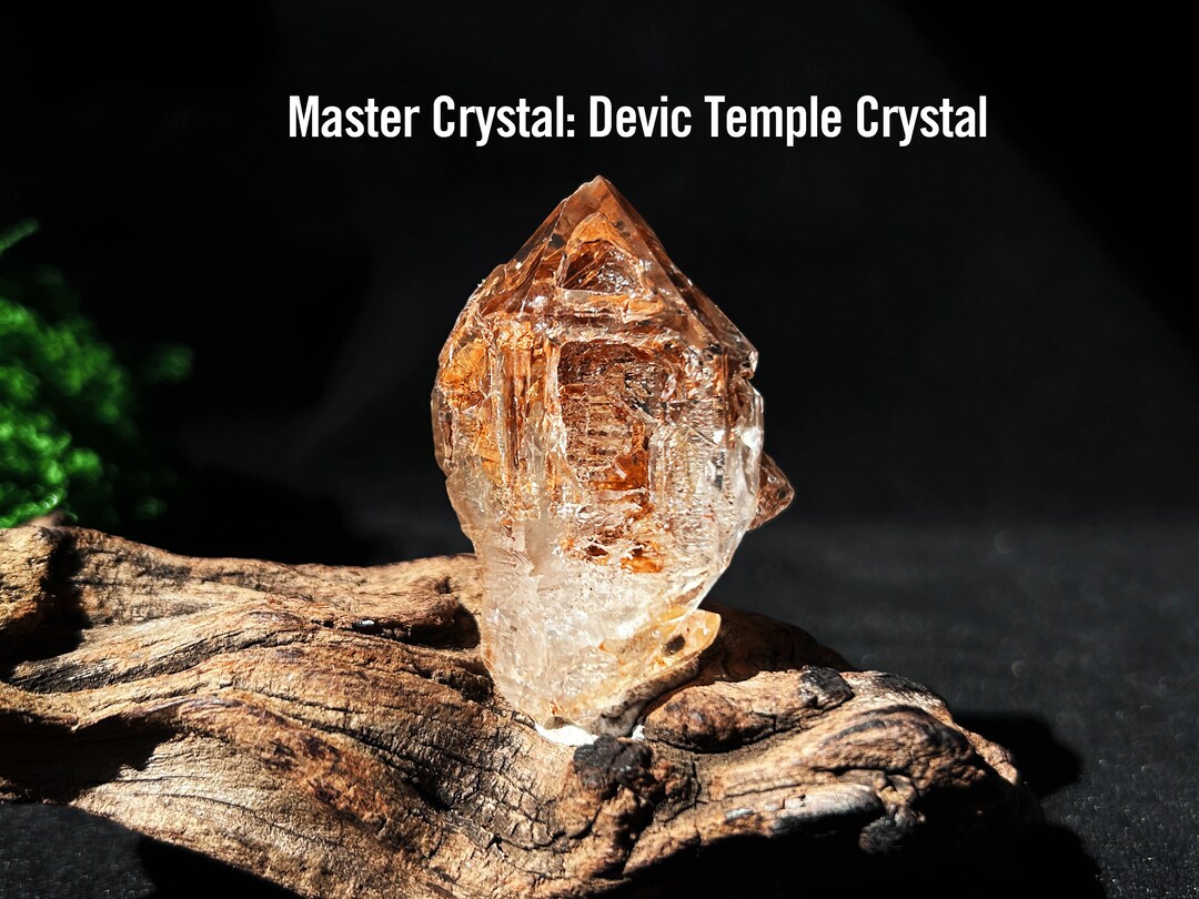 Rare Master Crystal: Devic Temple Elestial Crystal, Red Clay Elestial ...