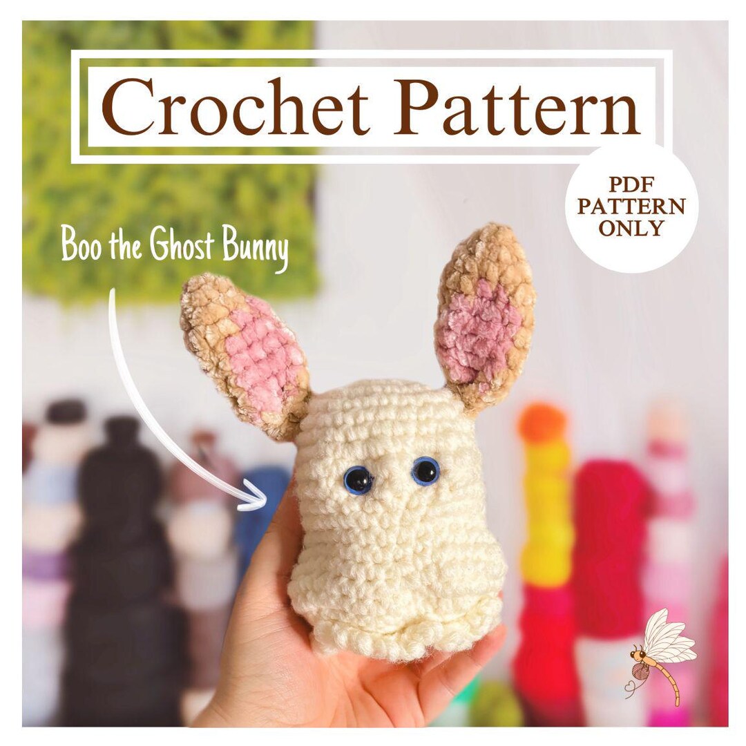 Boo the Ghost Bunny, Crochet Pattern for Your Boo the Ghost Bunny ...