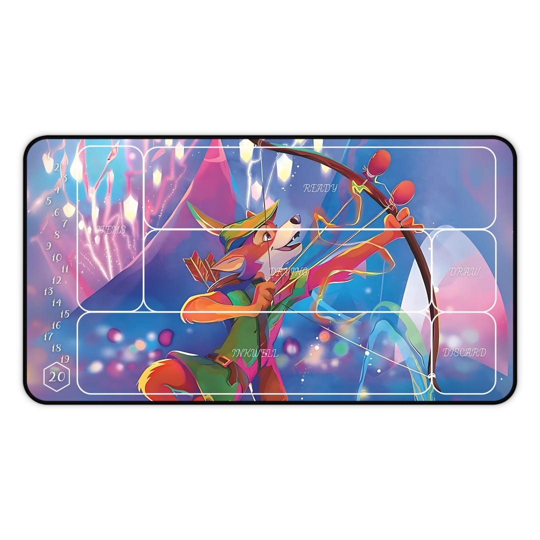 TCG Play Mats - Lorcana - Robin Hood Sharpshooter Alternate Art ...