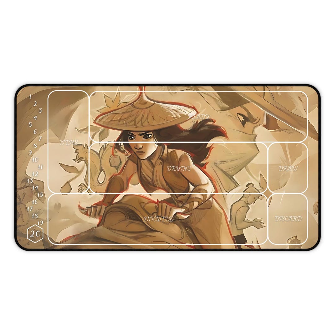TCG Play Mats Lorcana Raya Kumandran Rider Alternate Art Multiple Sizes ...