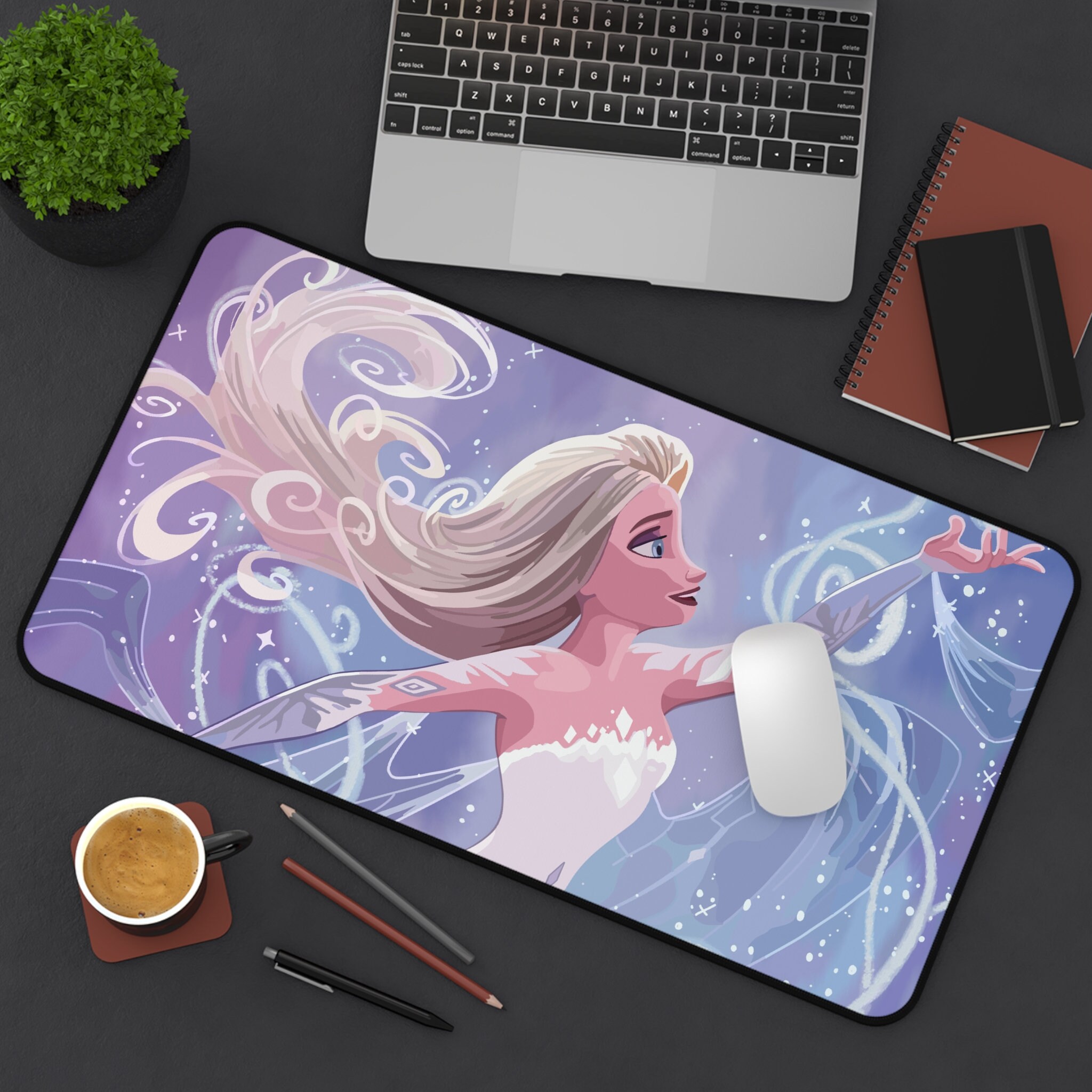 TCG Play Mats Lorcana Elsa Spirit of Winter Multiple Sizes NO Zones - Etsy