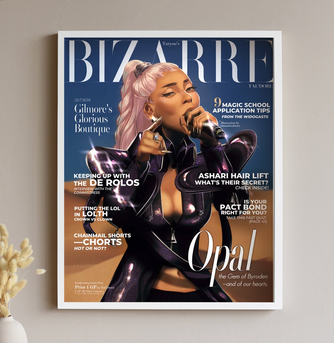 Critical Role Poster Opal - Dnd Fashion Fantasy Editorial Gift for ...