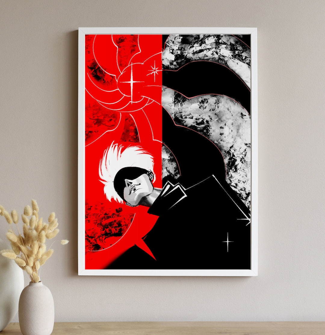 Gojo Print - Gojo Satoru Jujutsu Kaisen Inspired Print - Gift for JJK ...