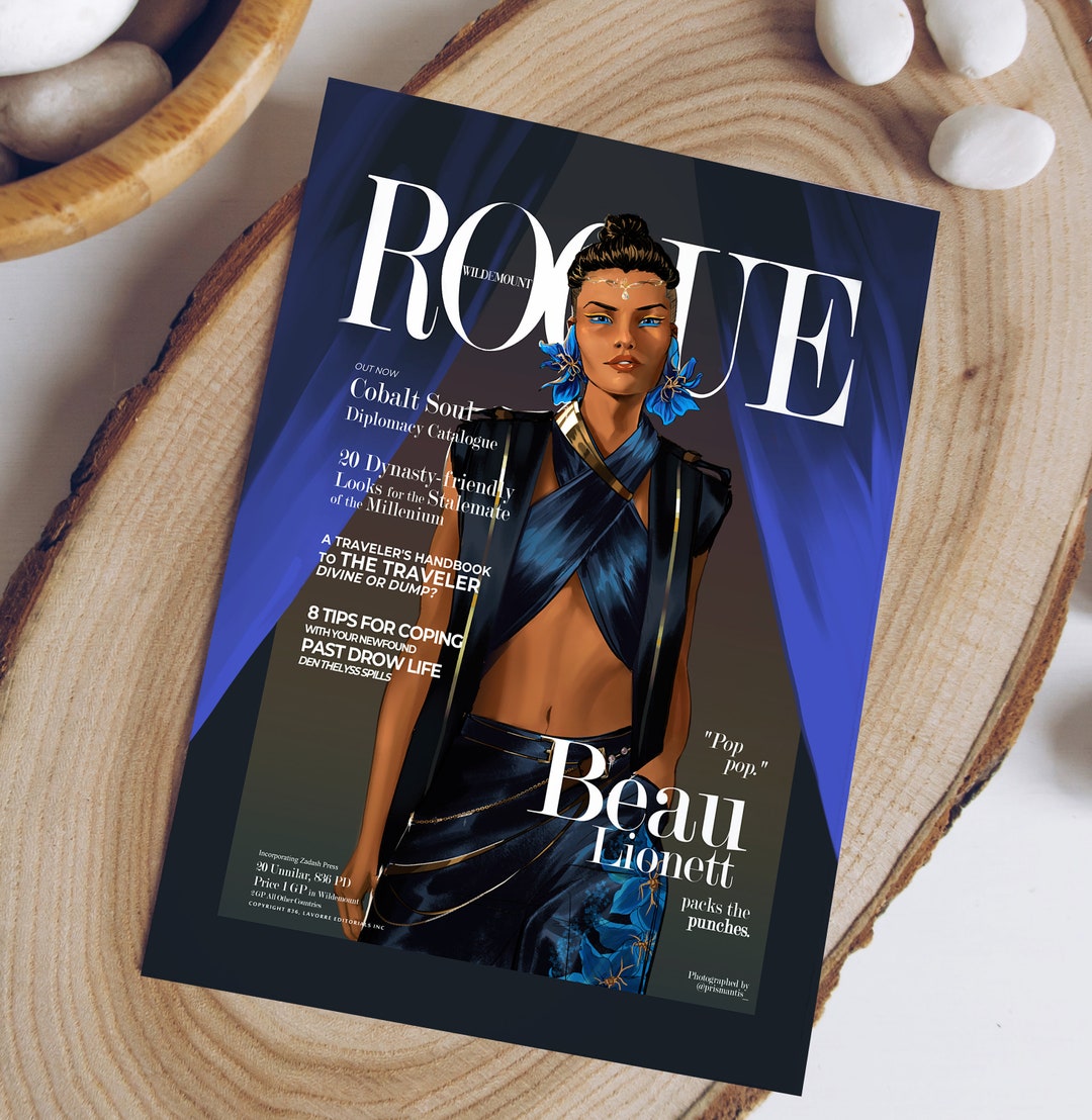 Critical Role Beauregard Poster - Dnd Fashion Fantasy Editorial Gift ...