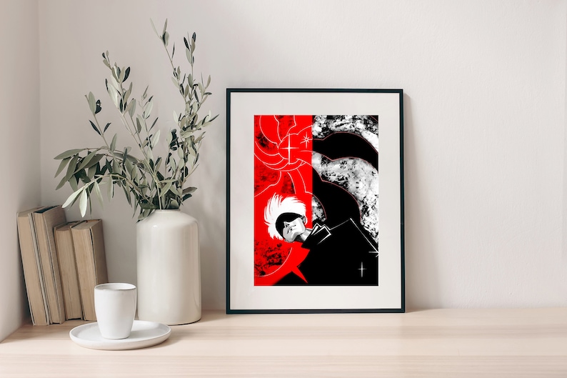 Gojo Print Gojo Satoru Jujutsu Kaisen Inspired Print Gift for JJK Fan ...