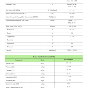 Nursing Lab Values Cheat Sheet for the NCLEX - Etsy