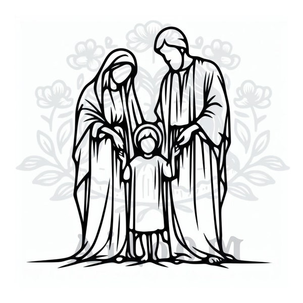 The Holy Family - Etsy