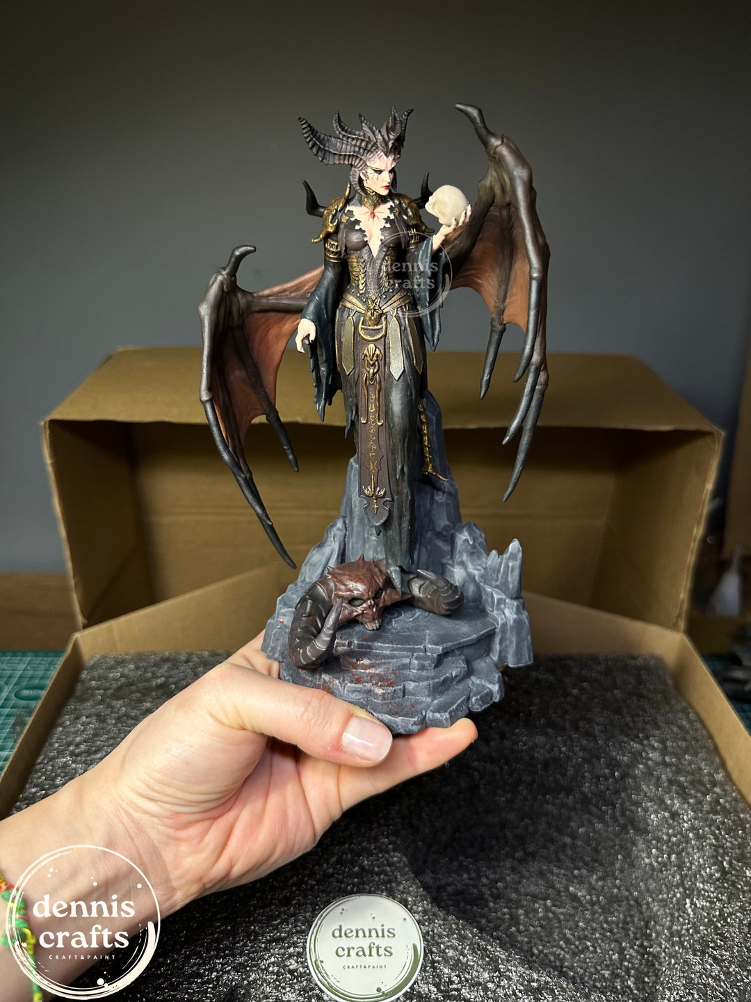 Lilith Diablo 4, Lilith Diorama, Lilith Figure, Lilith Statue, Diablo 4 ...
