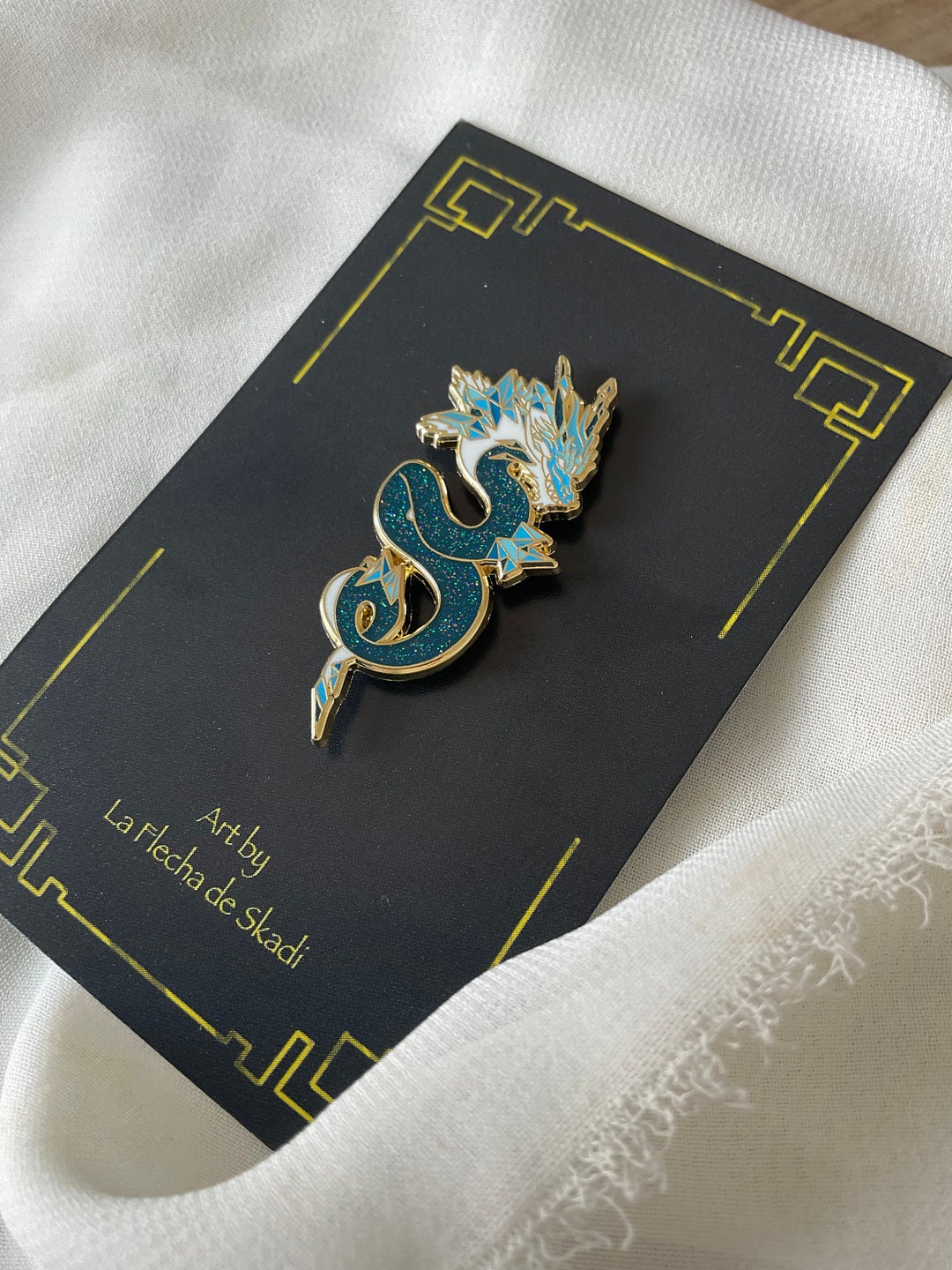 Dragon Enamel Pin - Etsy
