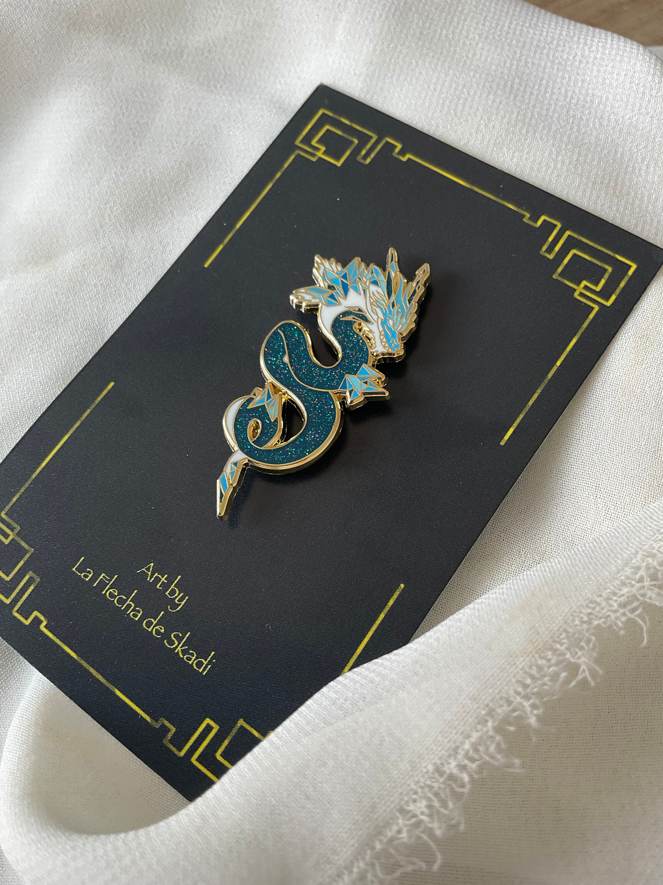 Dragon Enamel Pin - Etsy