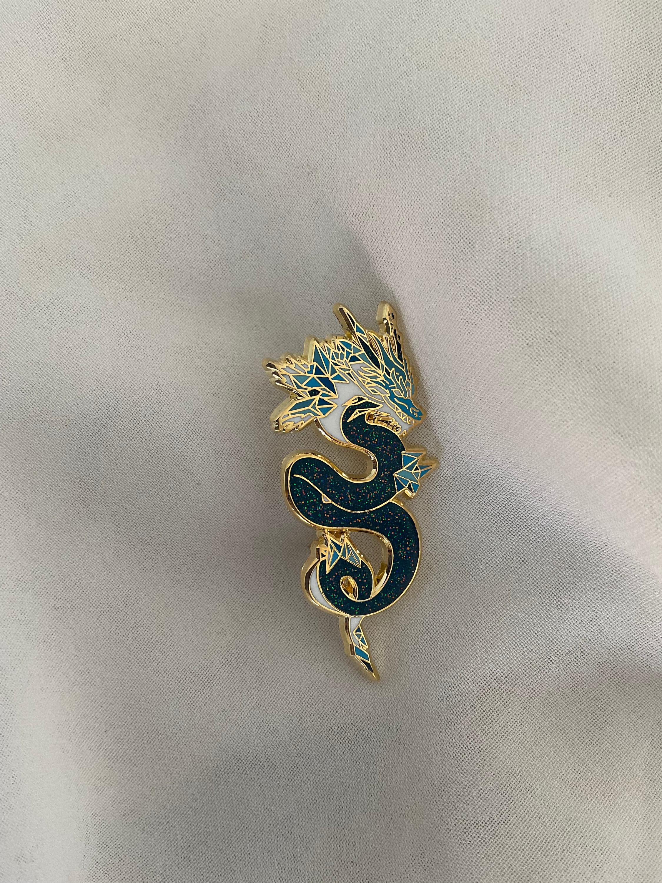 Dragon Enamel Pin - Etsy