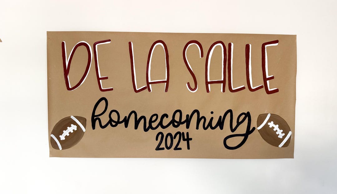 Homecoming Sign, Football Homecoming, Homecoming 2024, Painted Banner ...