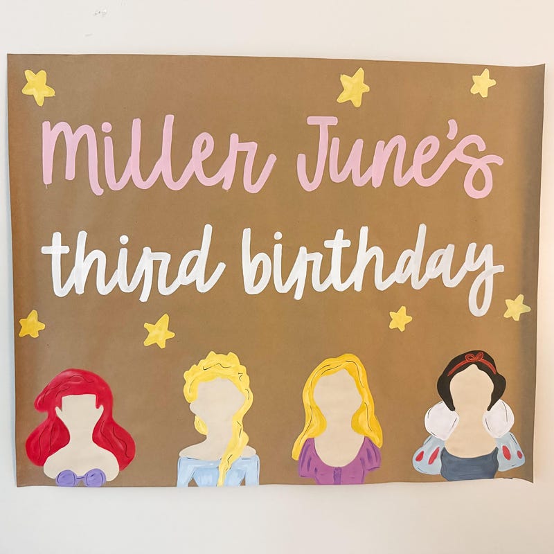 Princess Banners - Etsy