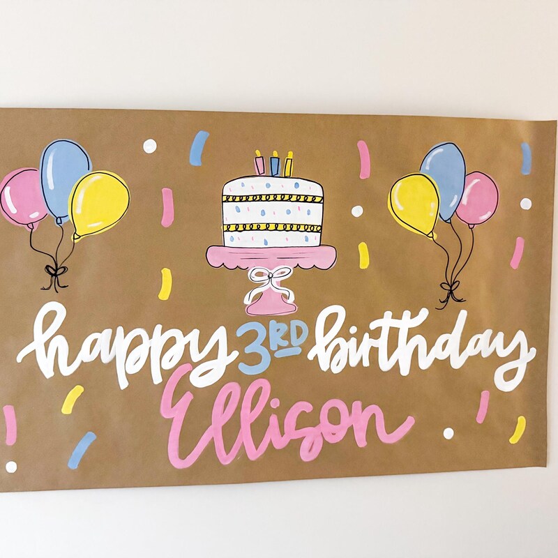 Painted Banner - Etsy