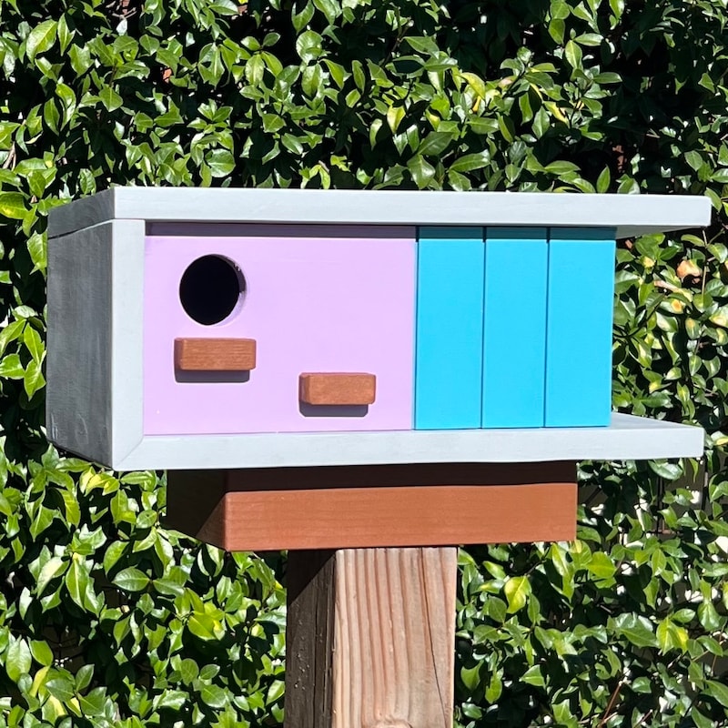 Modern Birdhouse - Etsy