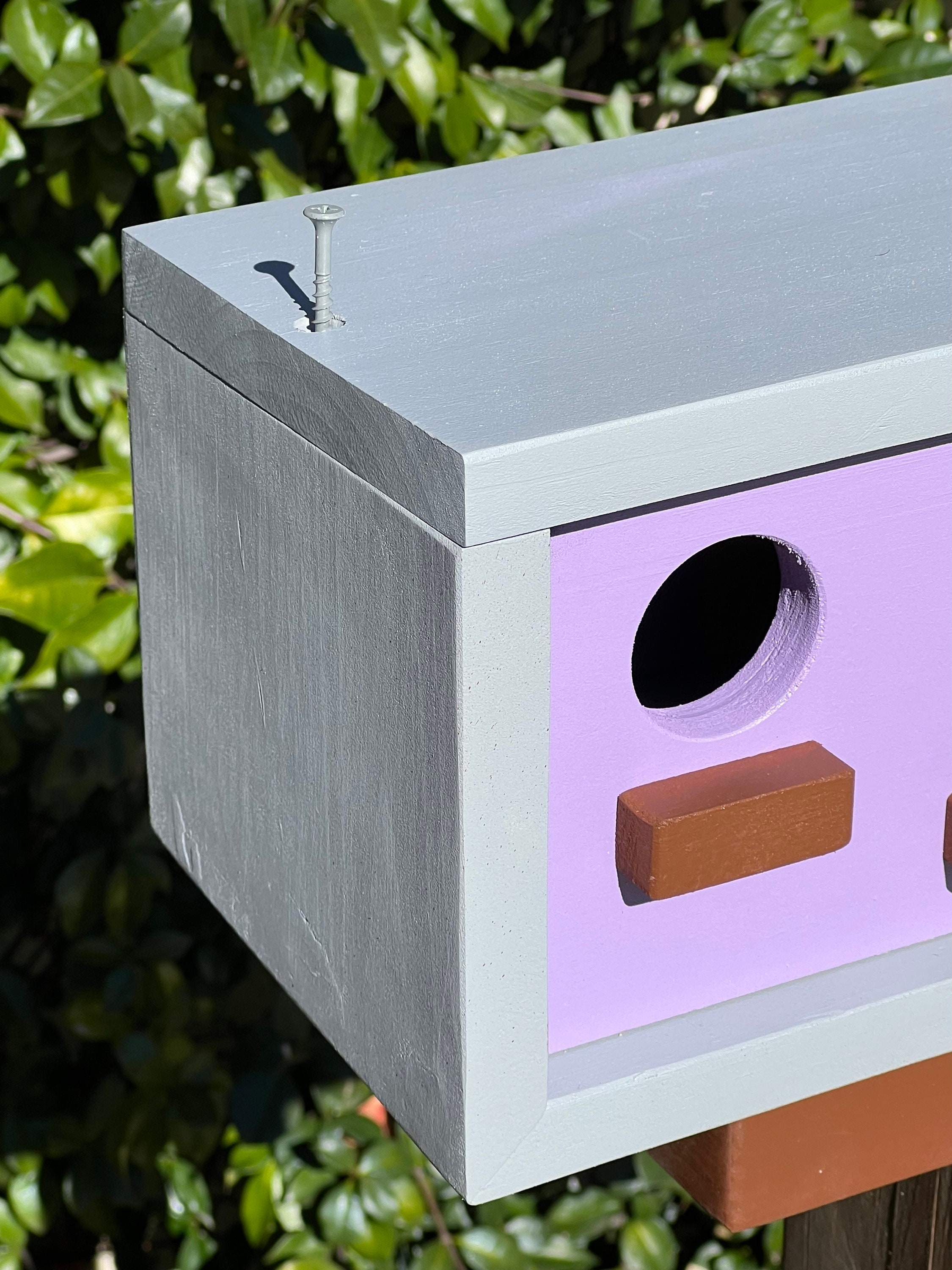 Midcentury Modern Style Birdhouse Design - Etsy