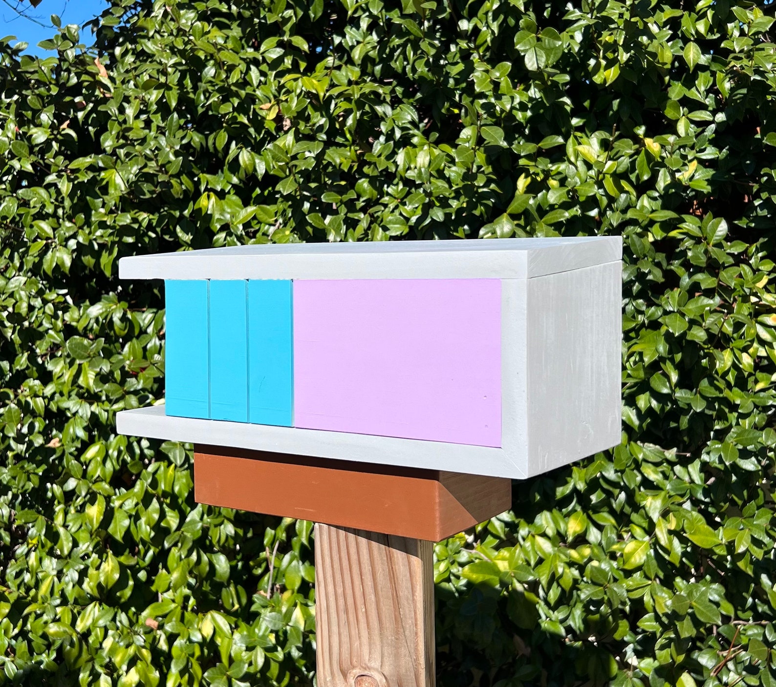 Midcentury Modern Style Birdhouse Design - Etsy