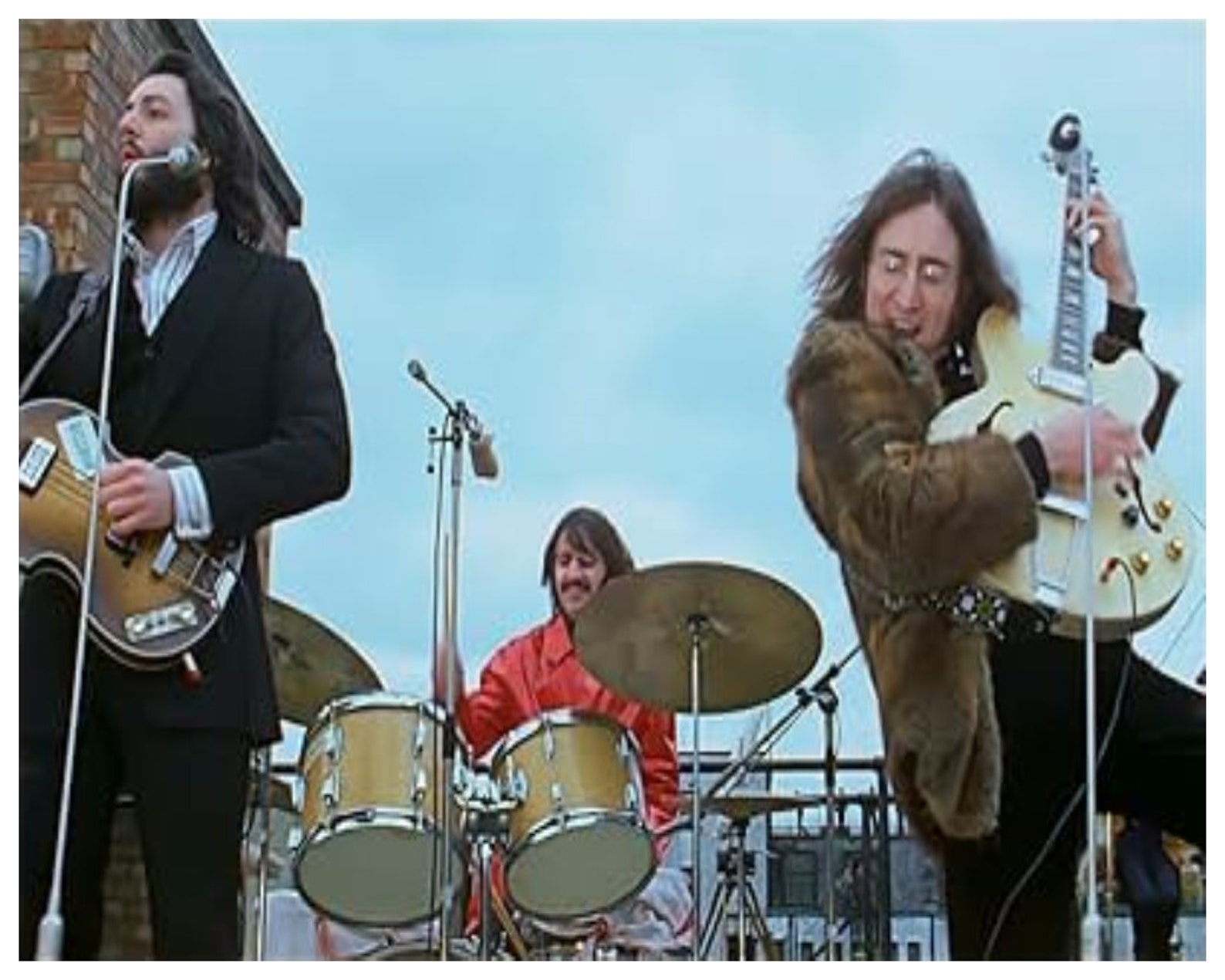 THE BEATLES ROOFTOP Concert 8x10 Photograph - Etsy