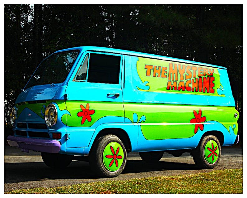 SCOOBY DOO MYSTERY Machine 8"x10" Photograph - Etsy
