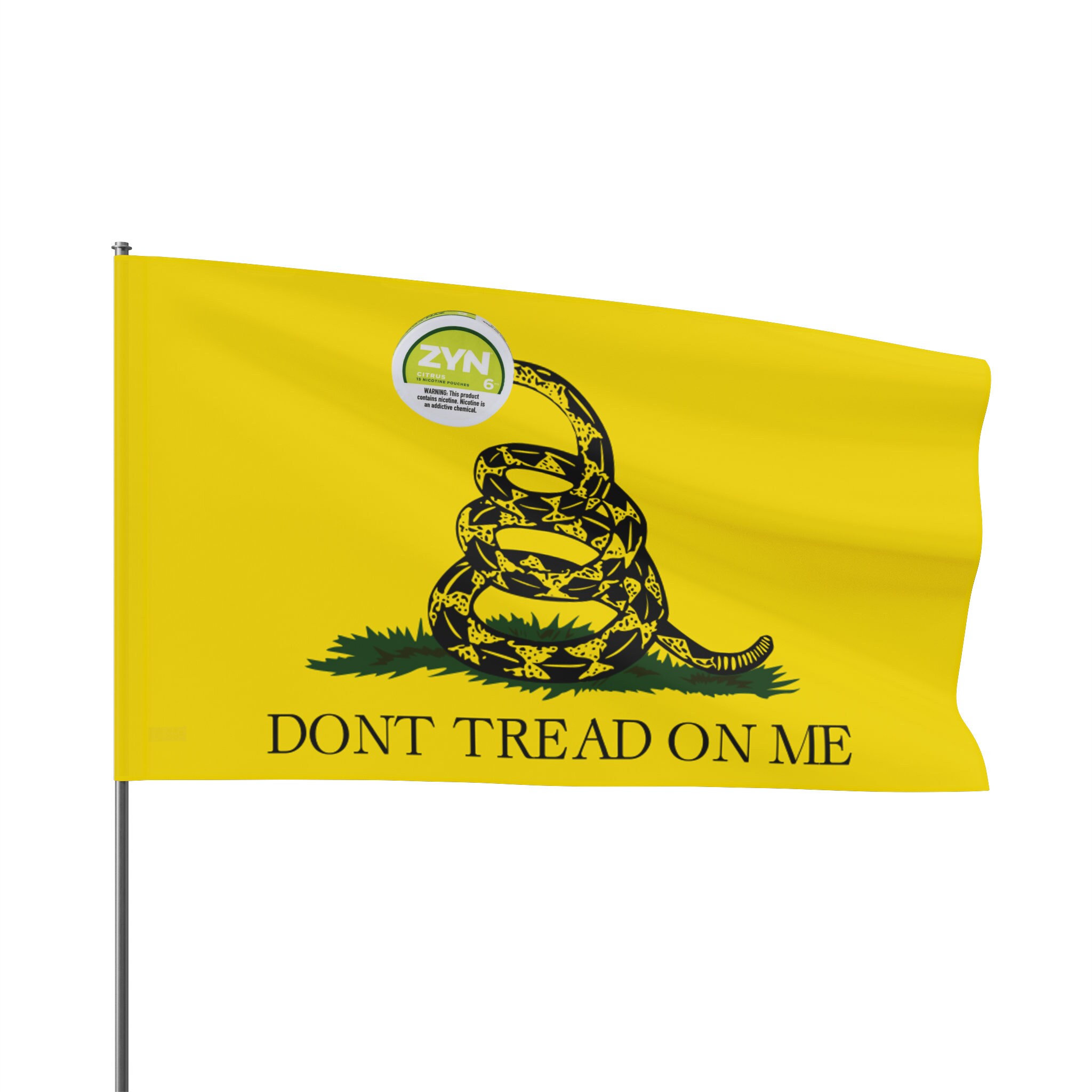 Don't Tread on Me ZYN Flag - Etsy